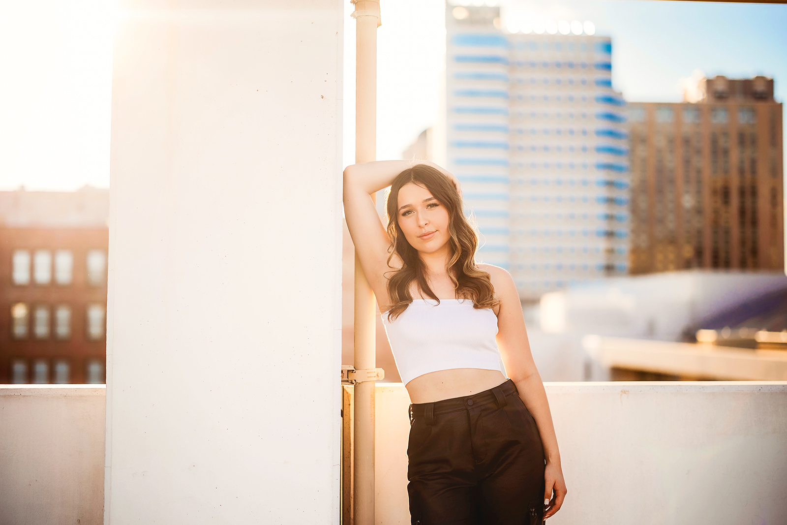 Spectacular Rooftop Photoshoot | Roseville Senior Portraits ...